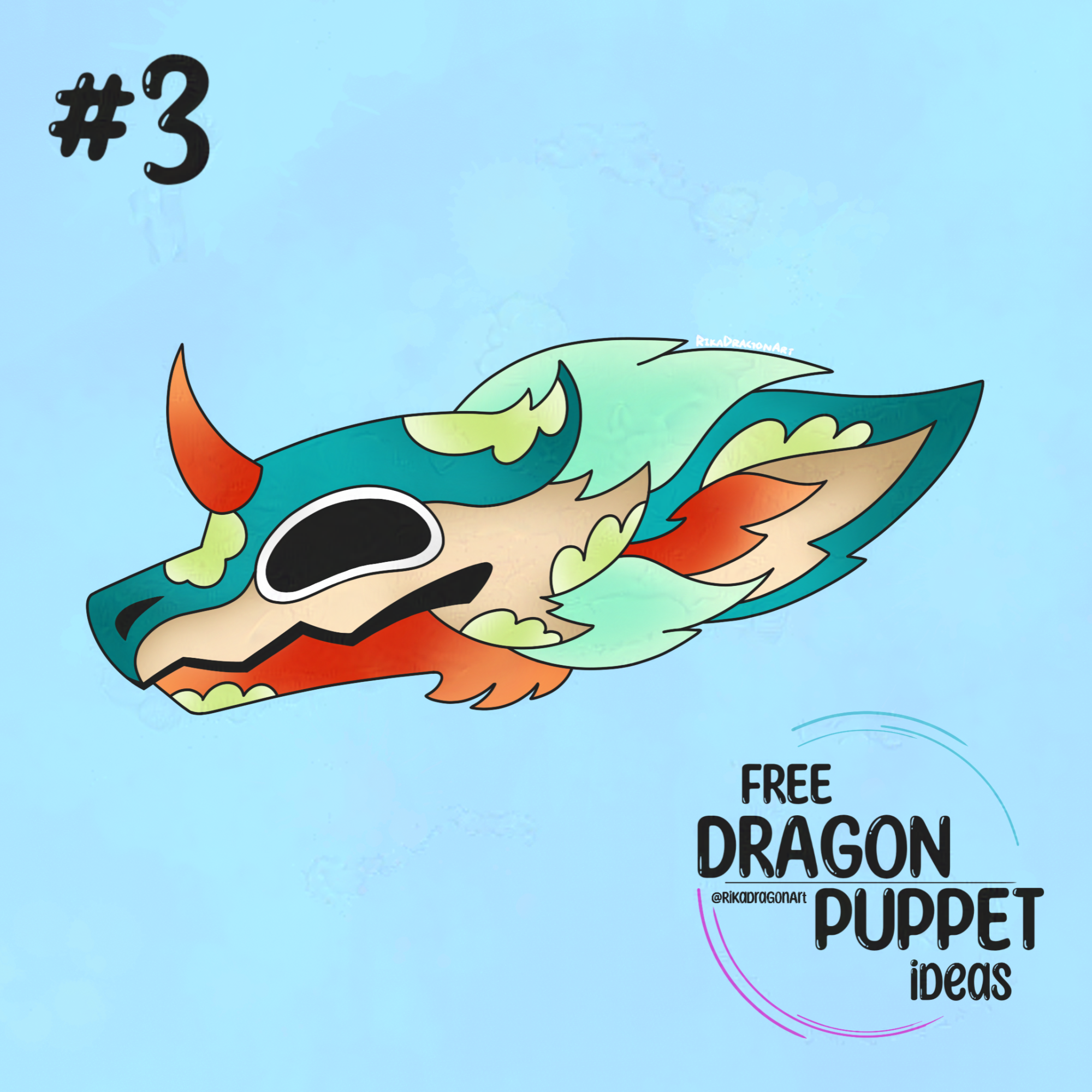 RikadragonArt: Free Dragon Puppet Ideas Gallery - Free Dragon Puppet Ideas
